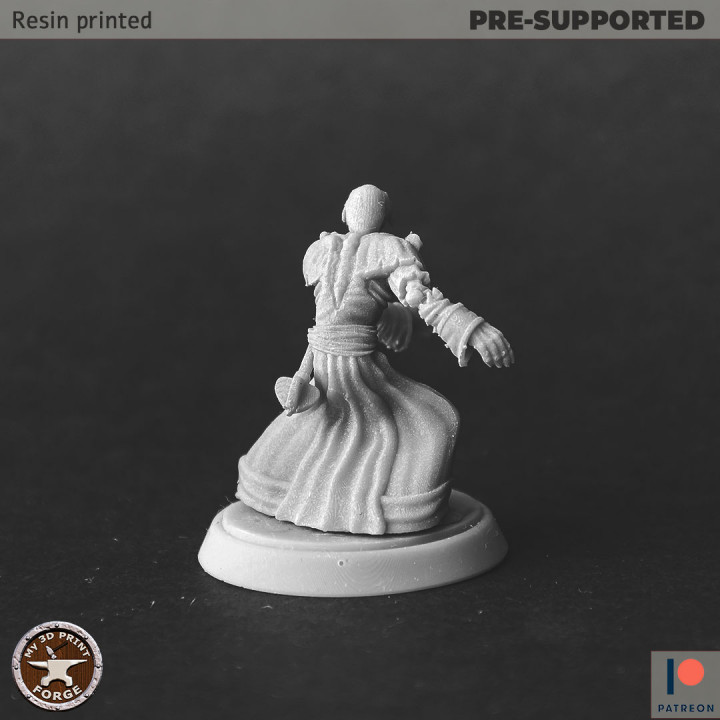 3D Printable Undead Priest Two models by My3DPrintForge