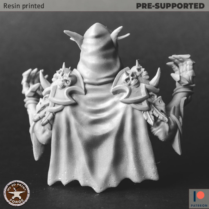 3D Printable Undead Leader Bust by My3DPrintForge