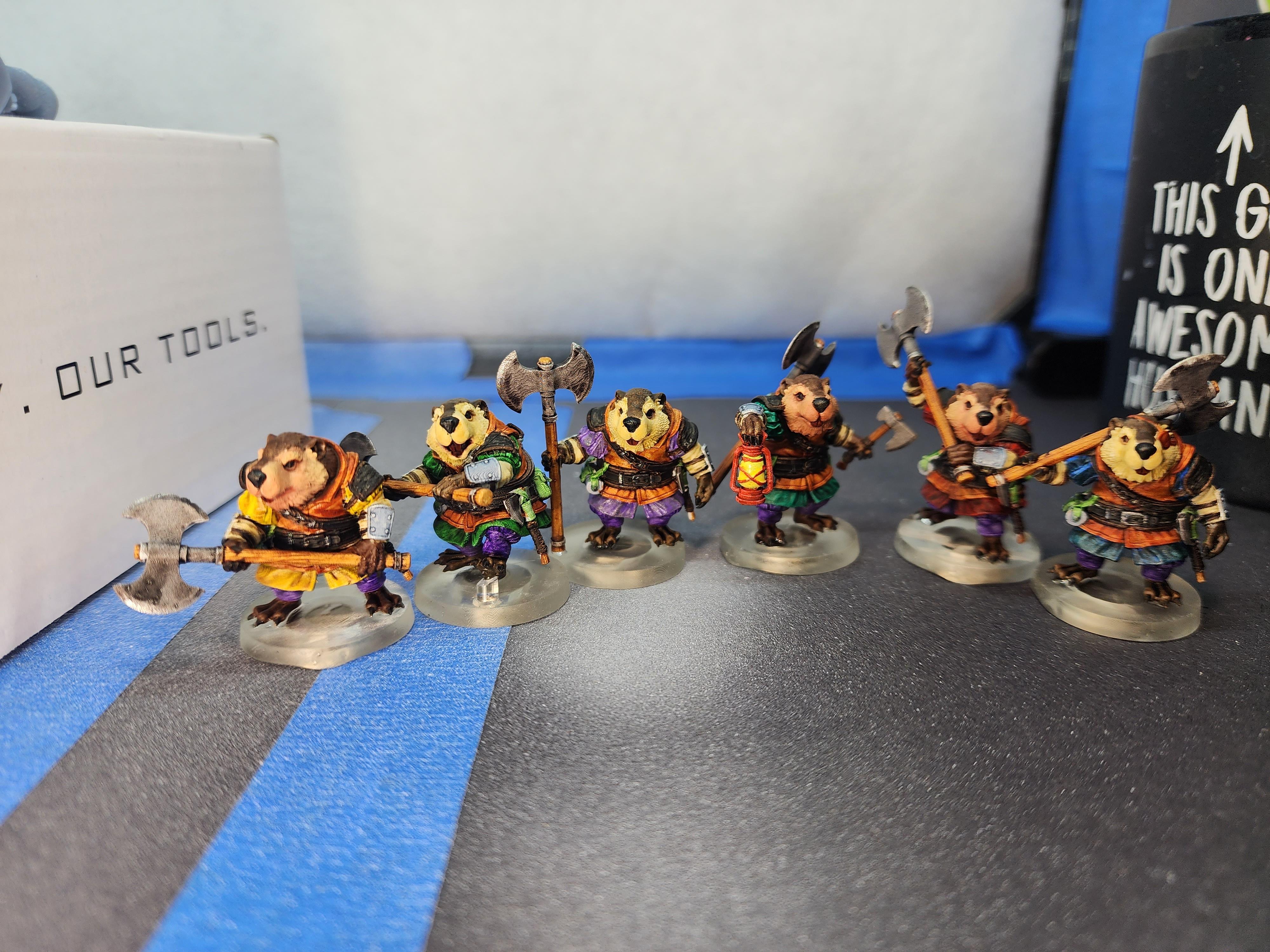 3D Printable Battle Beavers Release by Goon Master