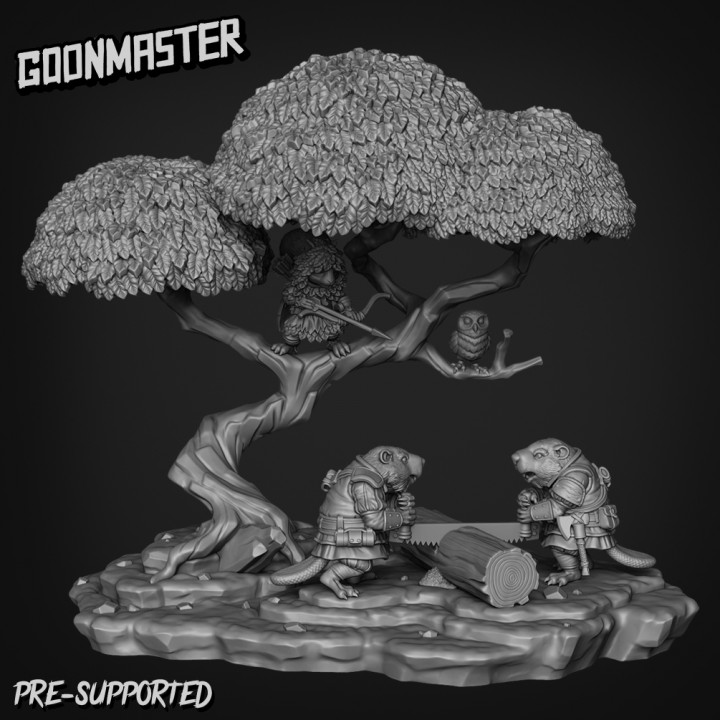 3D Printable Battle Beavers Release by Goon Master