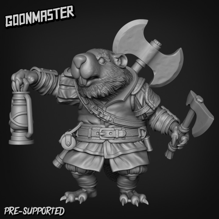 3D Printable Battle Beavers Release by Goon Master