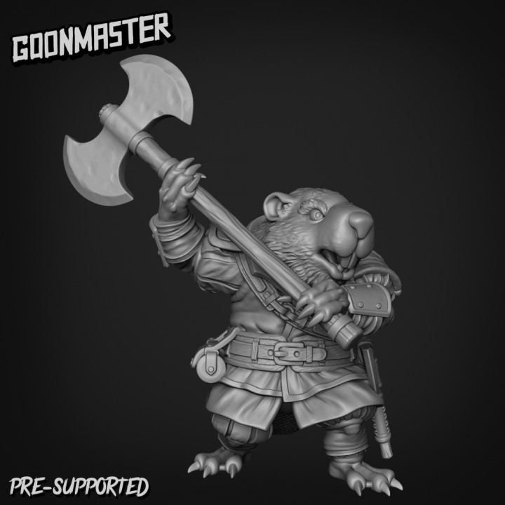 3D Printable Battle Beavers Release by Goon Master
