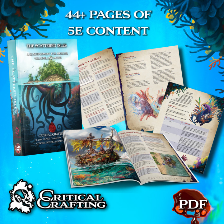 3D Printable The Scattered Isles by Dillon Olney