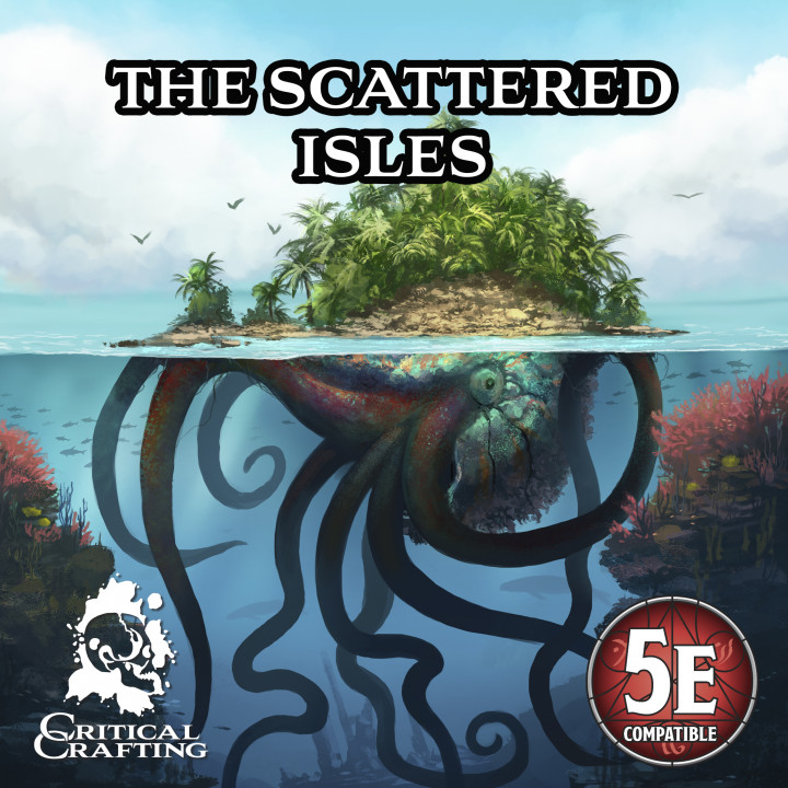 3D Printable The Scattered Isles by Dillon Olney