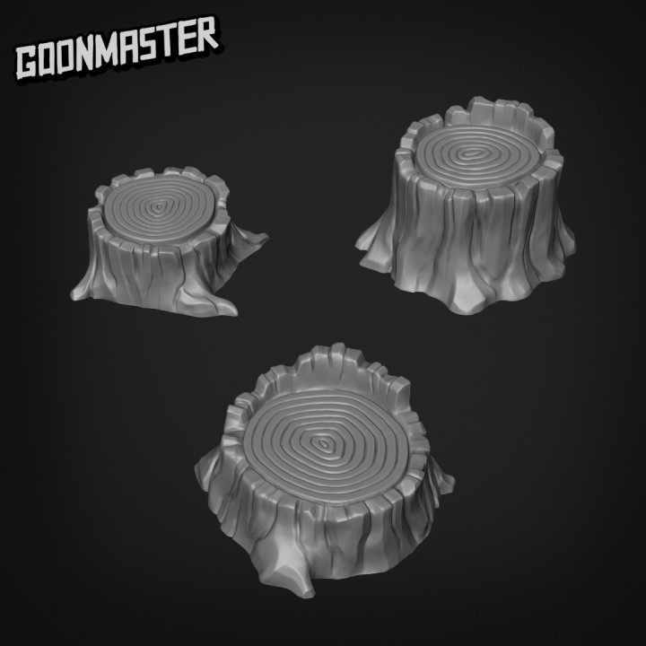 3D Printable Tree Stumps by Goon Master