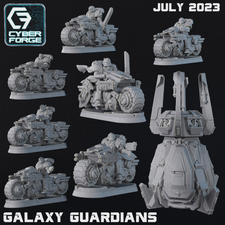 3D Printable Cyber Forge - July 2023 Release by Titan Forge Miniatures