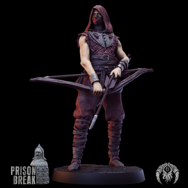 3D Printable Prison Break: Miniatures Collection by Bestiarum Miniatures
