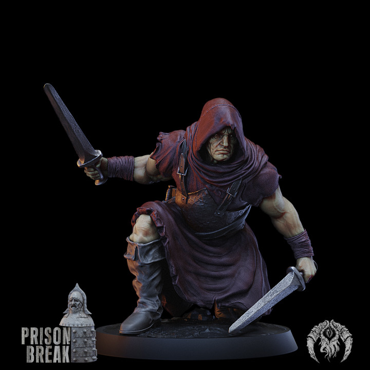 3D Printable Prison Break: Miniatures Collection by Bestiarum Miniatures