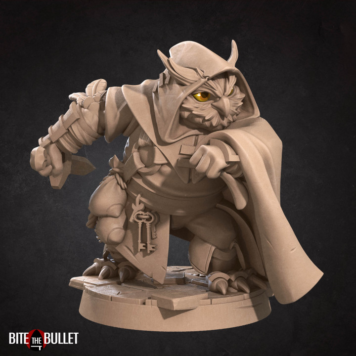 3D Printable August 2023 Release - Owlfolk by Bite the Bullet