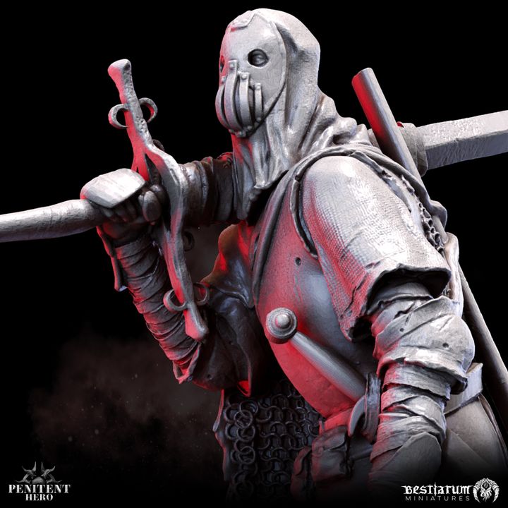 3D Printable The Vagabond Knight | Lone Heroes | Hero by Bestiarum ...