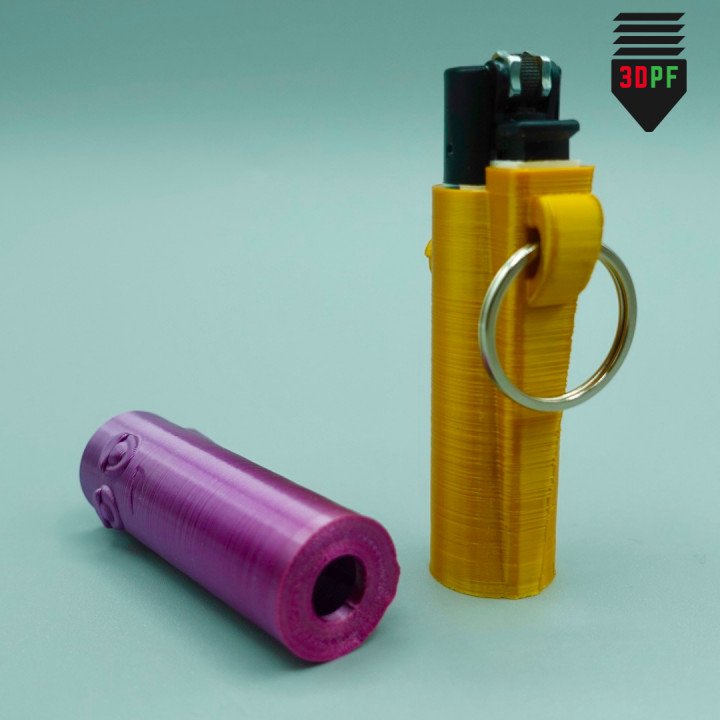 3D Printable Chill Buddy Clipper Lighter Case + Keychain Case by ...