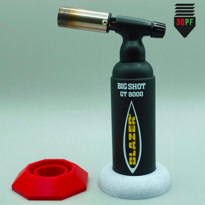 3D Printable Big Shot Blazer GT-8000 Torch Bases by MysticMesh3D