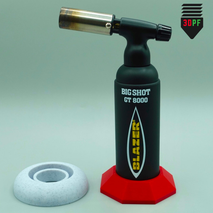 3D Printable Big Shot Blazer GT-8000 Torch Bases by MysticMesh3D