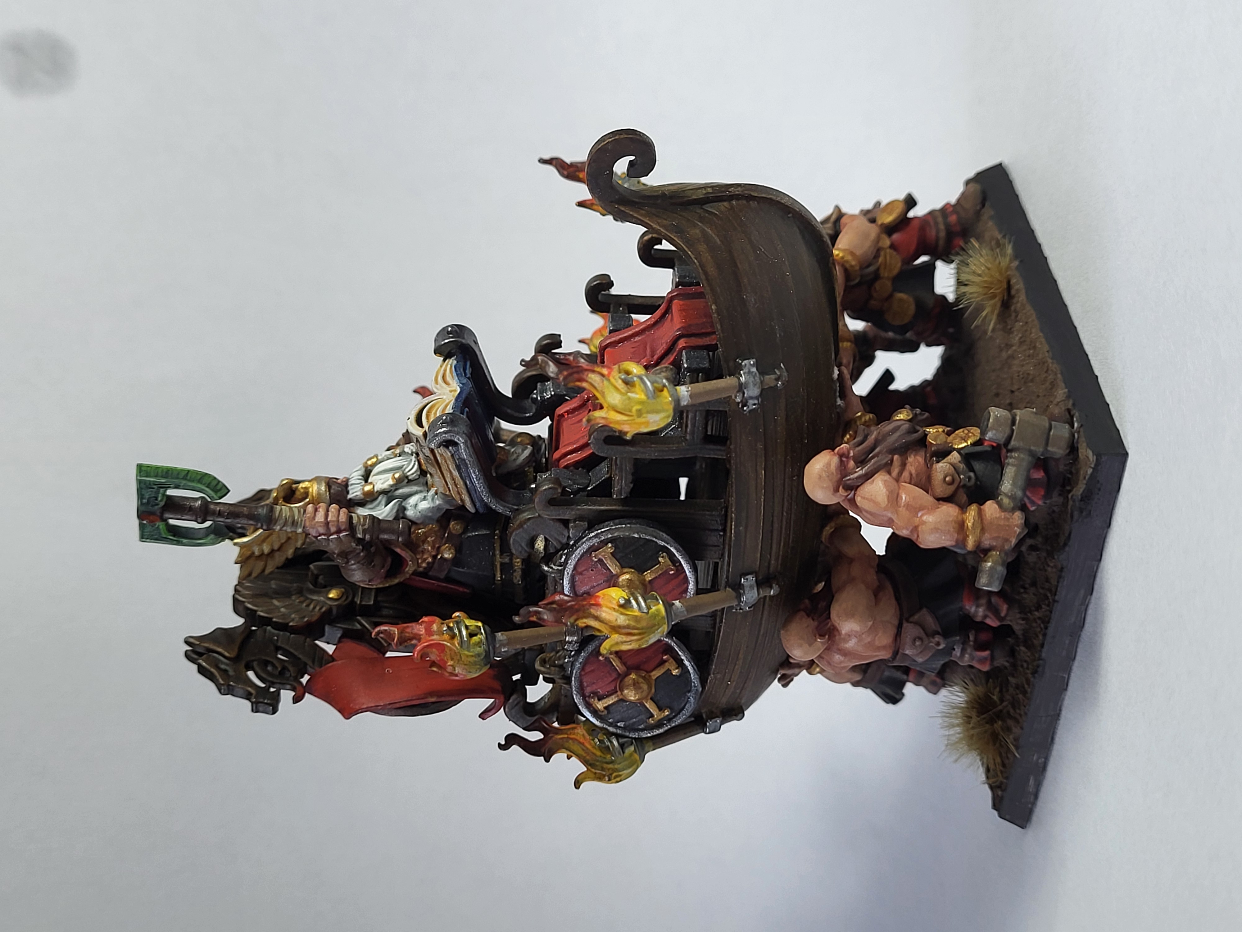 3D Printable Dwarf King on Throne - Highlands Miniatures by Highlands ...