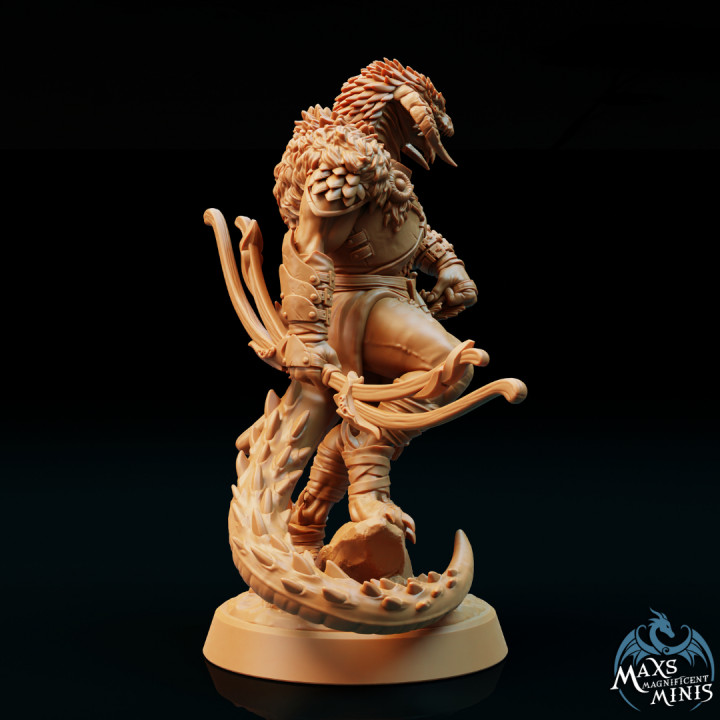 3D Printable Dragonborn Ranger by The Major Arcana