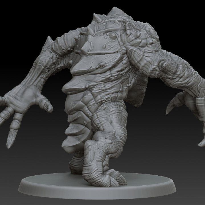 3D Printable Bog Monster by Wundervale Games