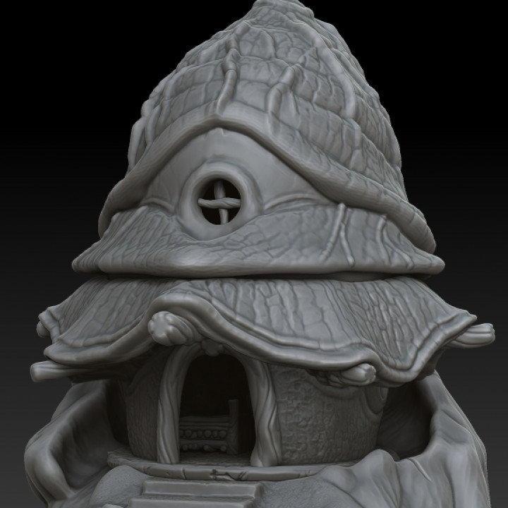 3D Printable Swamp Hut by Wundervale Games