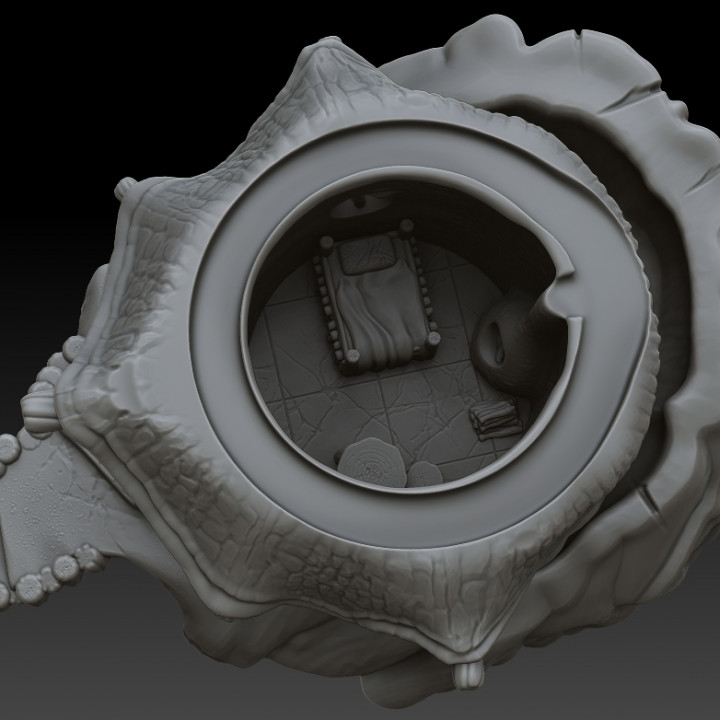 3D Printable Swamp Hut by Wundervale Games