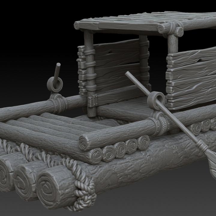 3D Printable Swamp Boat by Wundervale Games