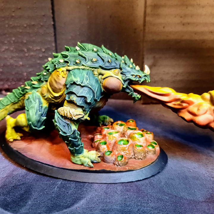 3D Print of Alien Flamer Beast by CONANBARBARIC