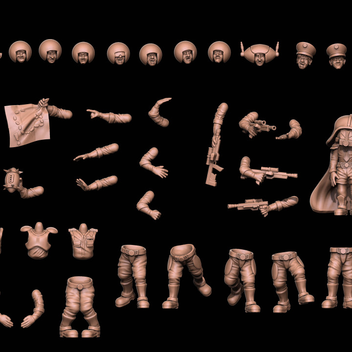 3D Printable Ball Troopers Multipart Kit by Lost Hobbyist