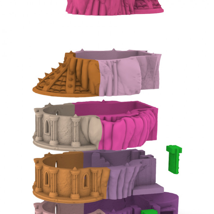 3D Printable Drow House 4 by GameScape3D