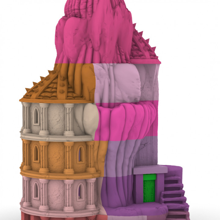 3D Printable Drow House 4 by GameScape3D