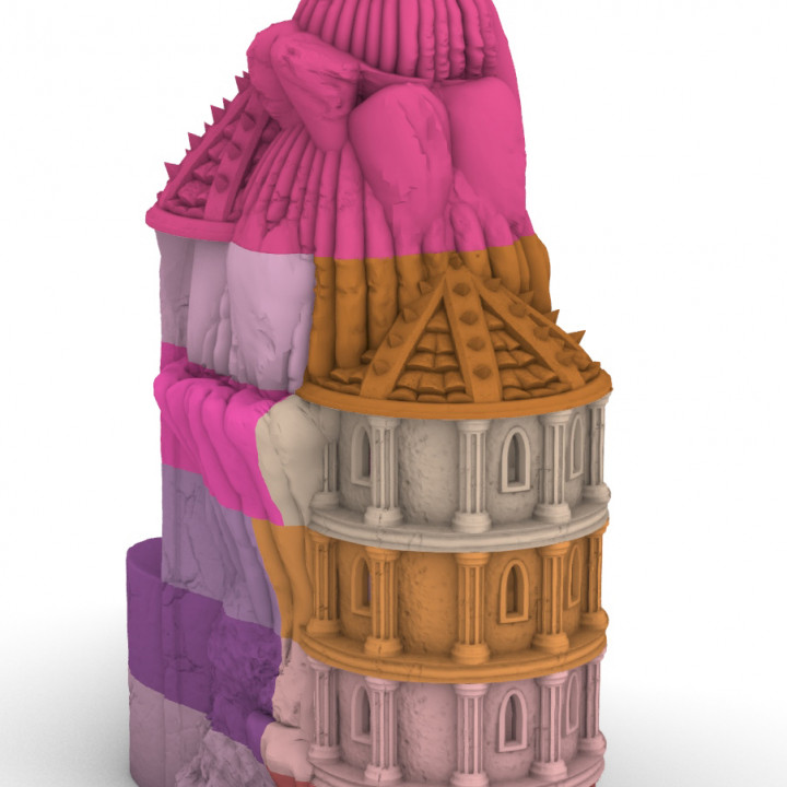 3D Printable Drow House 4 by GameScape3D