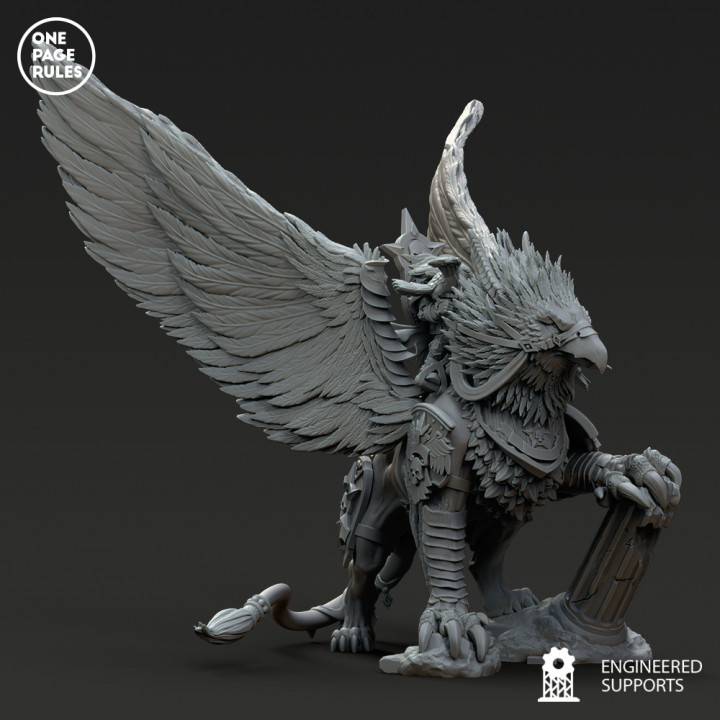 3D Printable Battle Master on Griffon (Captain) - Human Empire by One ...