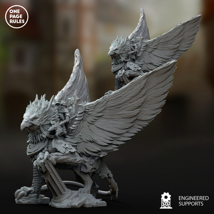 3D Printable Battle Master on Griffon (Captain) - Human Empire by One ...