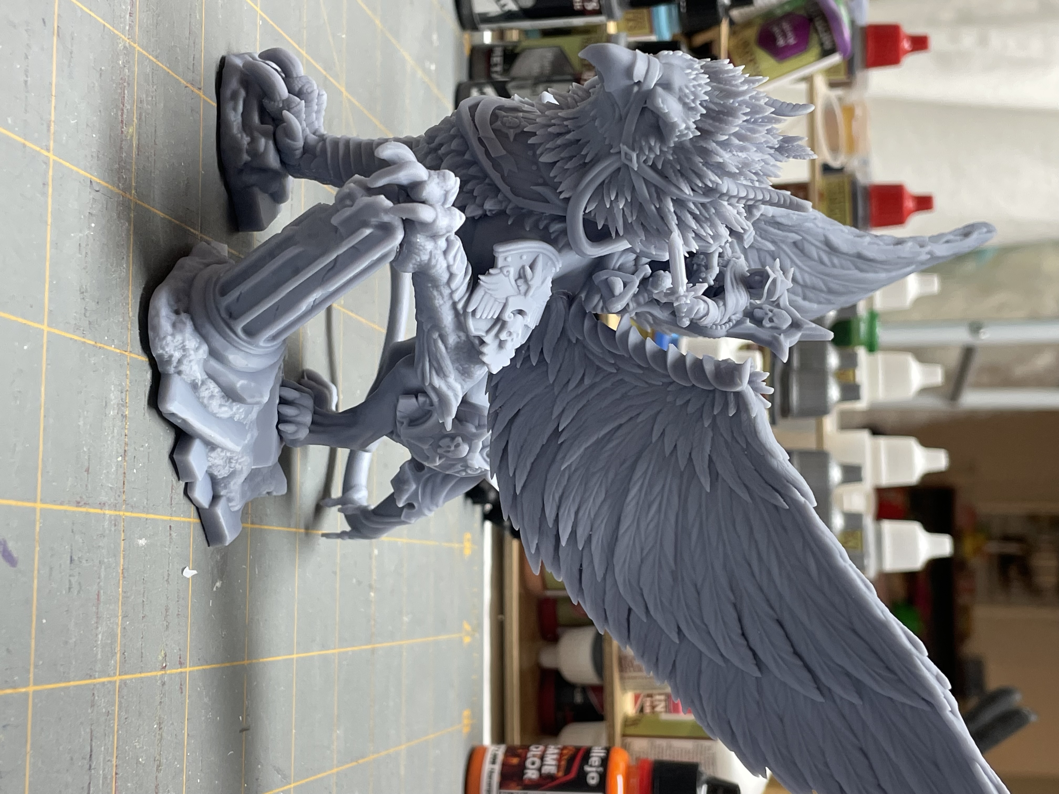 3D Printable Battle Master on Griffon (Captain) - Human Empire by One ...