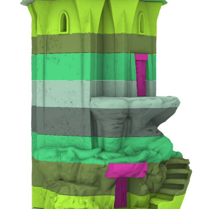 3D Printable Drow House 5 by GameScape3D