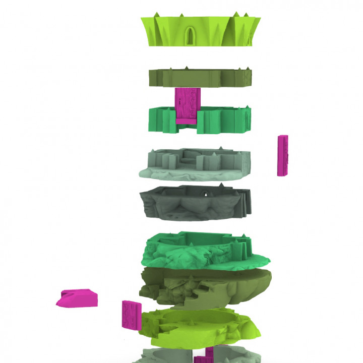 3D Printable Drow House 5 by GameScape3D