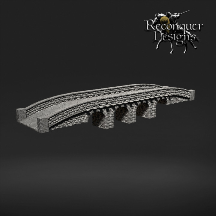 3D Printable Stone Bridge 1 by Reconquer Designs