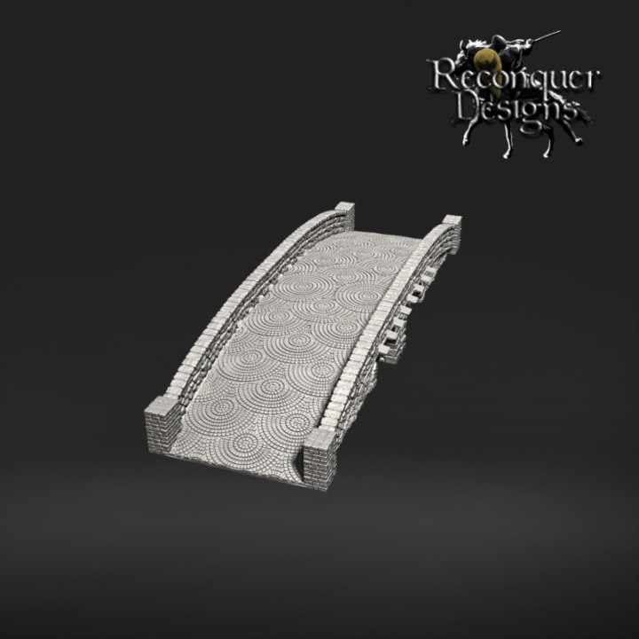 3D Printable Stone Bridge 1 by Reconquer Designs