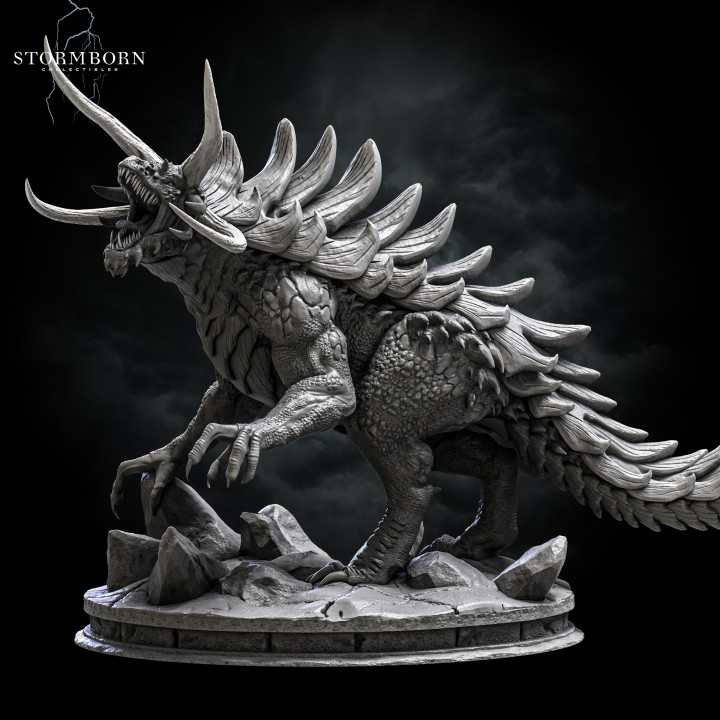 3D Printable Tarrasque by Stormborn Collectibles