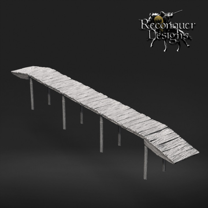 3D Printable Wooden Bridge - 1 by Reconquer Designs