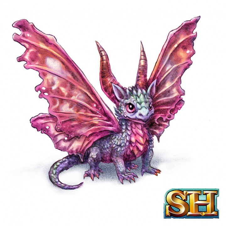 3D Printable Faerie Dragon Miniature by Stonehaven Miniatures