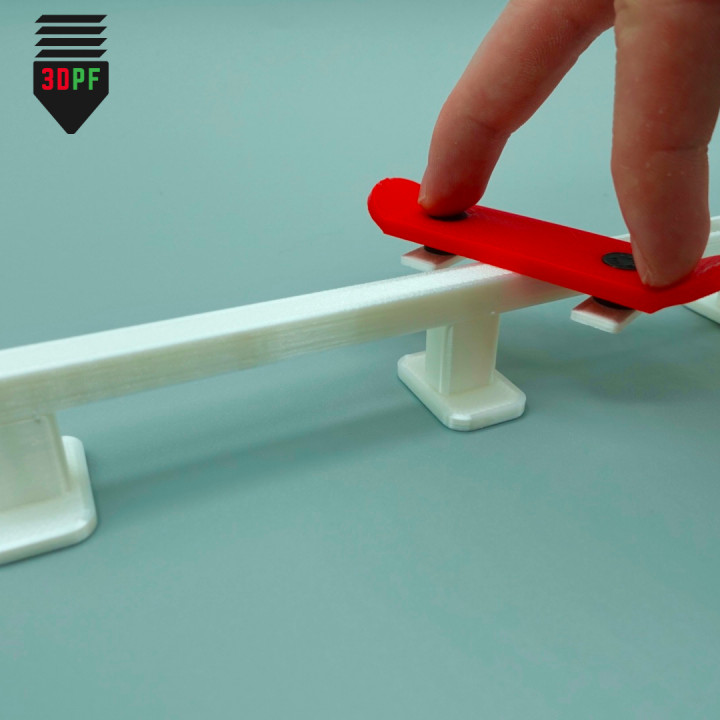 3D Printable Fingerboard Rail by MysticMesh3D
