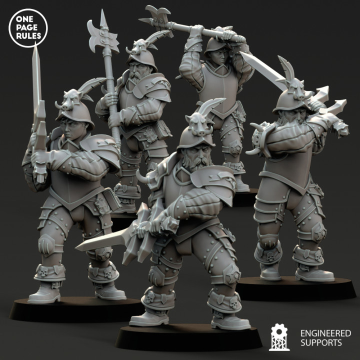 3D Printable Human Empire - Release #3 by One Page Rules