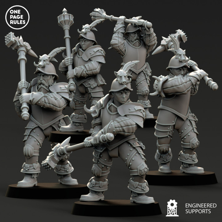 3D Printable Human Empire - Release #3 by One Page Rules