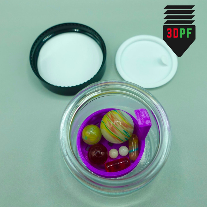 3D Printable Terp Pearl Cleaner 2oz by MysticMesh3D