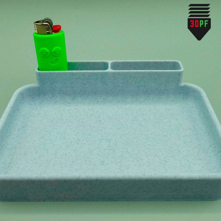 3D Printable Rolling Tray (Model R1) by MysticMesh3D