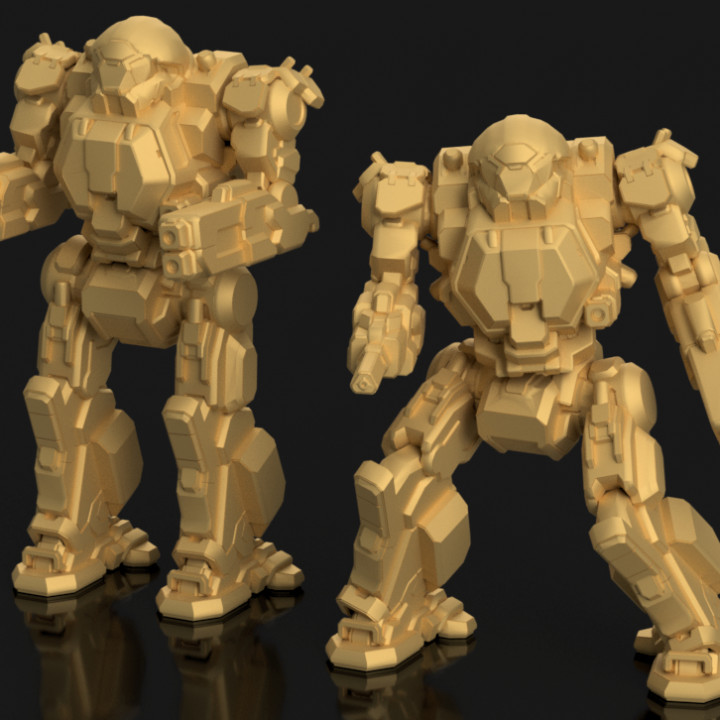3D Printable Inner Sphere Urban Lance for Battletech by Matt Mason