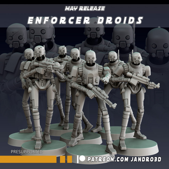 3D Printable Enforcer Drois - Rev by Jandro Marquez