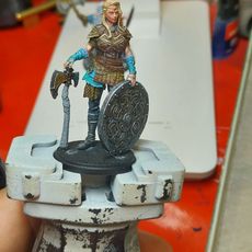 3D Printable Elite Shieldmaiden - Freya the Feared by DM Stash