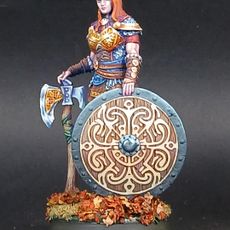3D Printable Elite Shieldmaiden - Freya the Feared by DM Stash