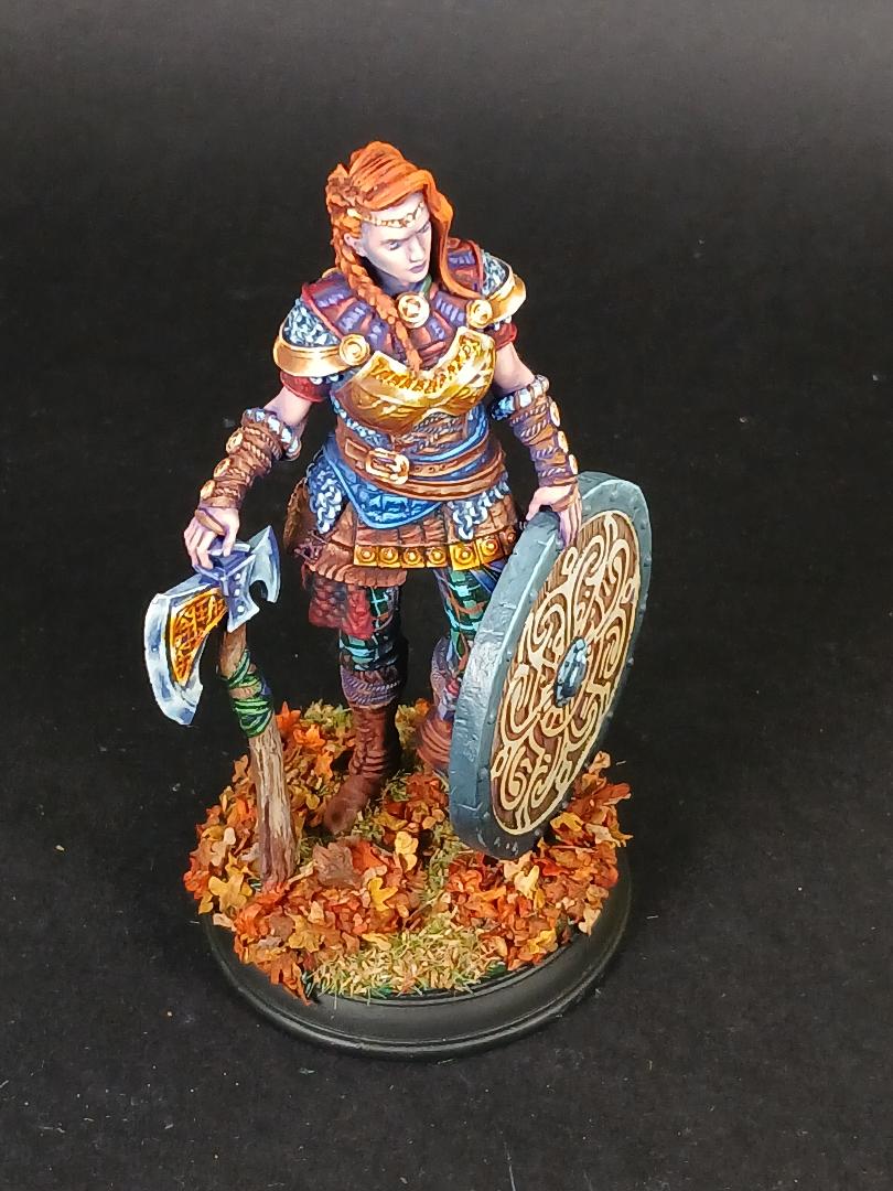 3D Printable Elite Shieldmaiden - Freya the Feared by DM Stash