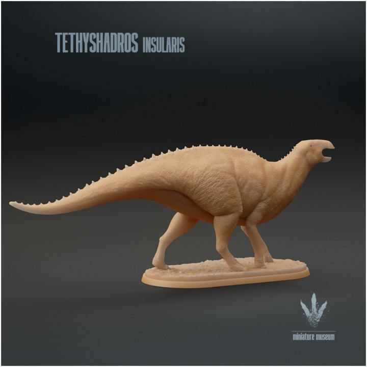 3D Printable Tethyshadros insularis : Tethyan hadrosauroid by Miniature ...