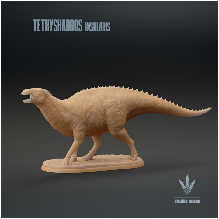 3D Printable Tethyshadros insularis : Tethyan hadrosauroid by Miniature ...